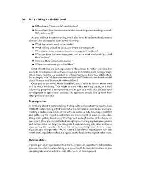 Computer - Threet Design Modeling 40 - Chapter 16 Threats to ...