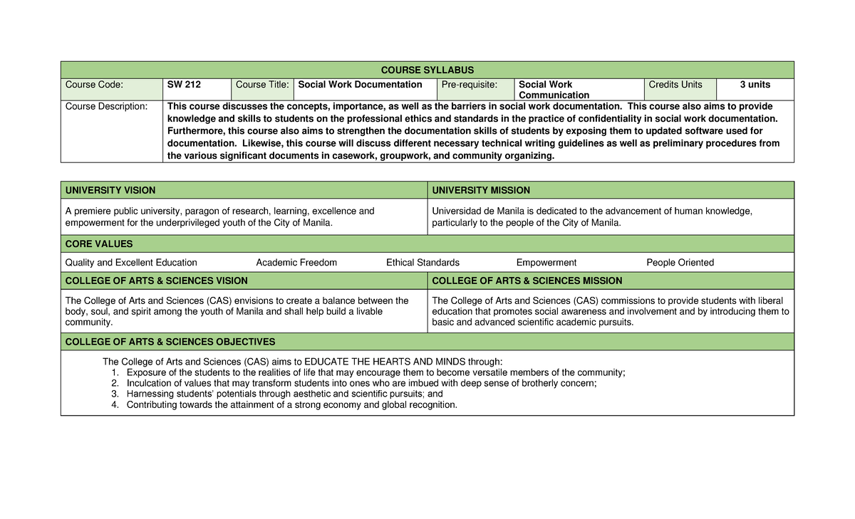 Social-Work-Documentation-Modified-by-JSM-Sept-2022 - COURSE SYLLABUS ...