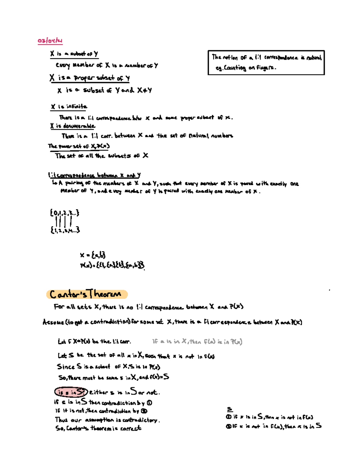 Day 10 Lecture Notes This Class Is Also Recognized As Cisc 1002 And Was Taught By Professort