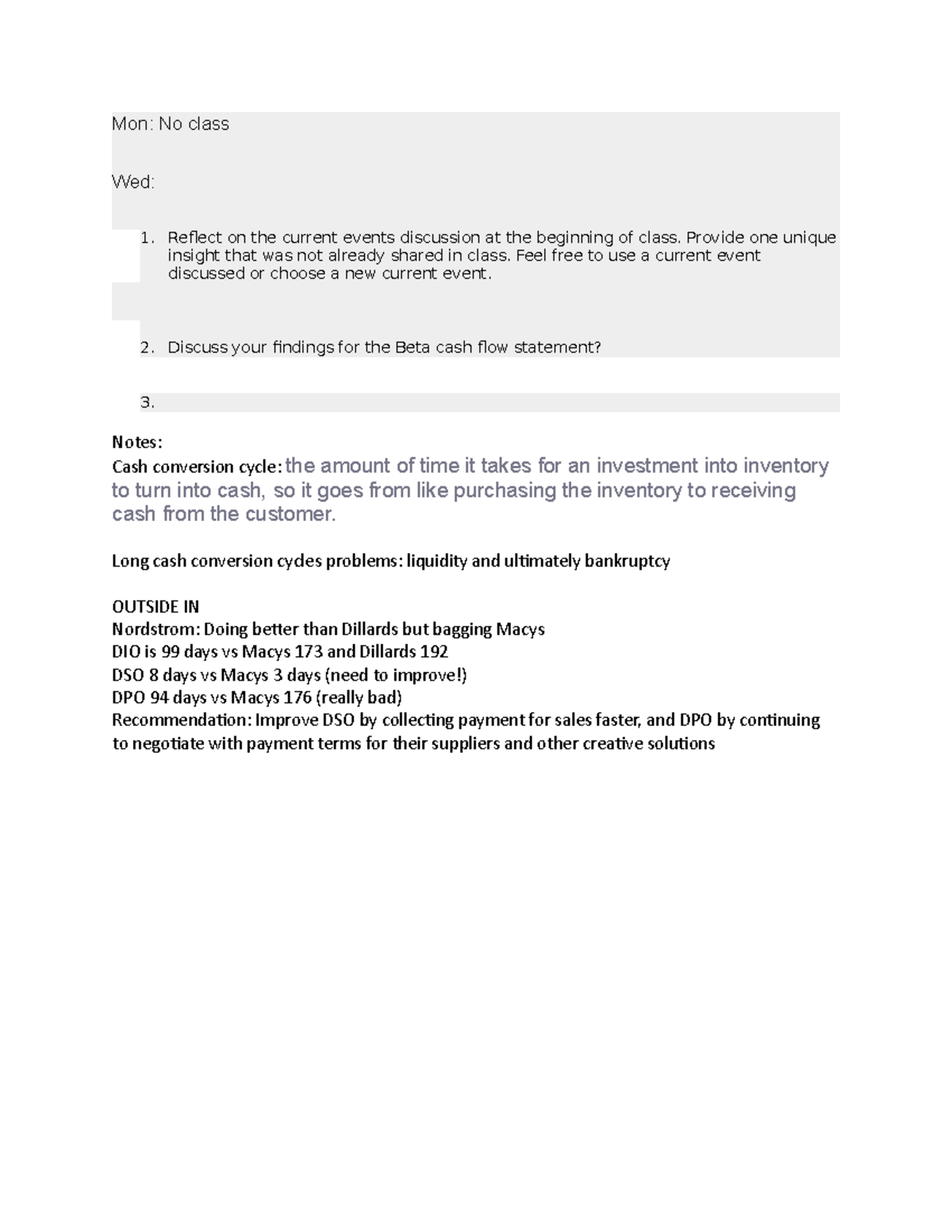 WEEK 5 journal amplifier - Mon: No class Wed: Reflect on the current ...