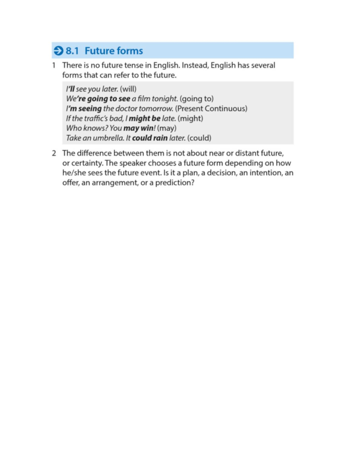 Future forms - ingles - Studocu