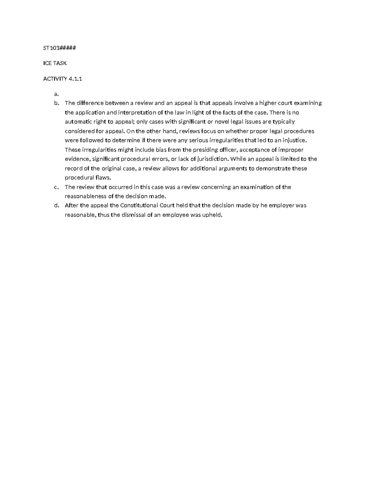 ST103#### ice task 3 PRAL6212 - ST103##### ICE TASK ACTIVITY 4. a. b ...