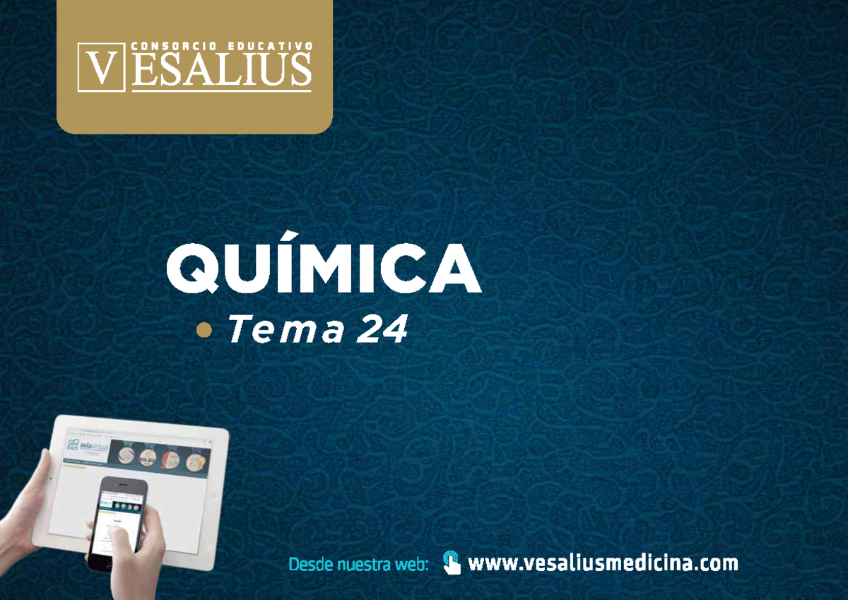 Vesalius quimica pizarra TEMA 24-comprimido - Comprensión y redacción de textos - QUÍMICA Te m a ...