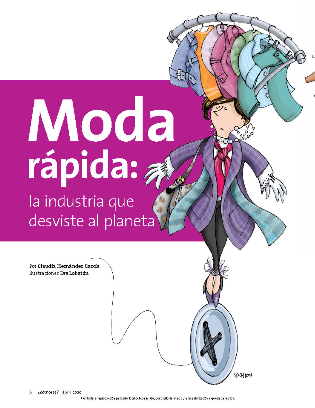 Moda rapida la industria que desviste al planeta - 6 ¿cómoves? | abril ...
