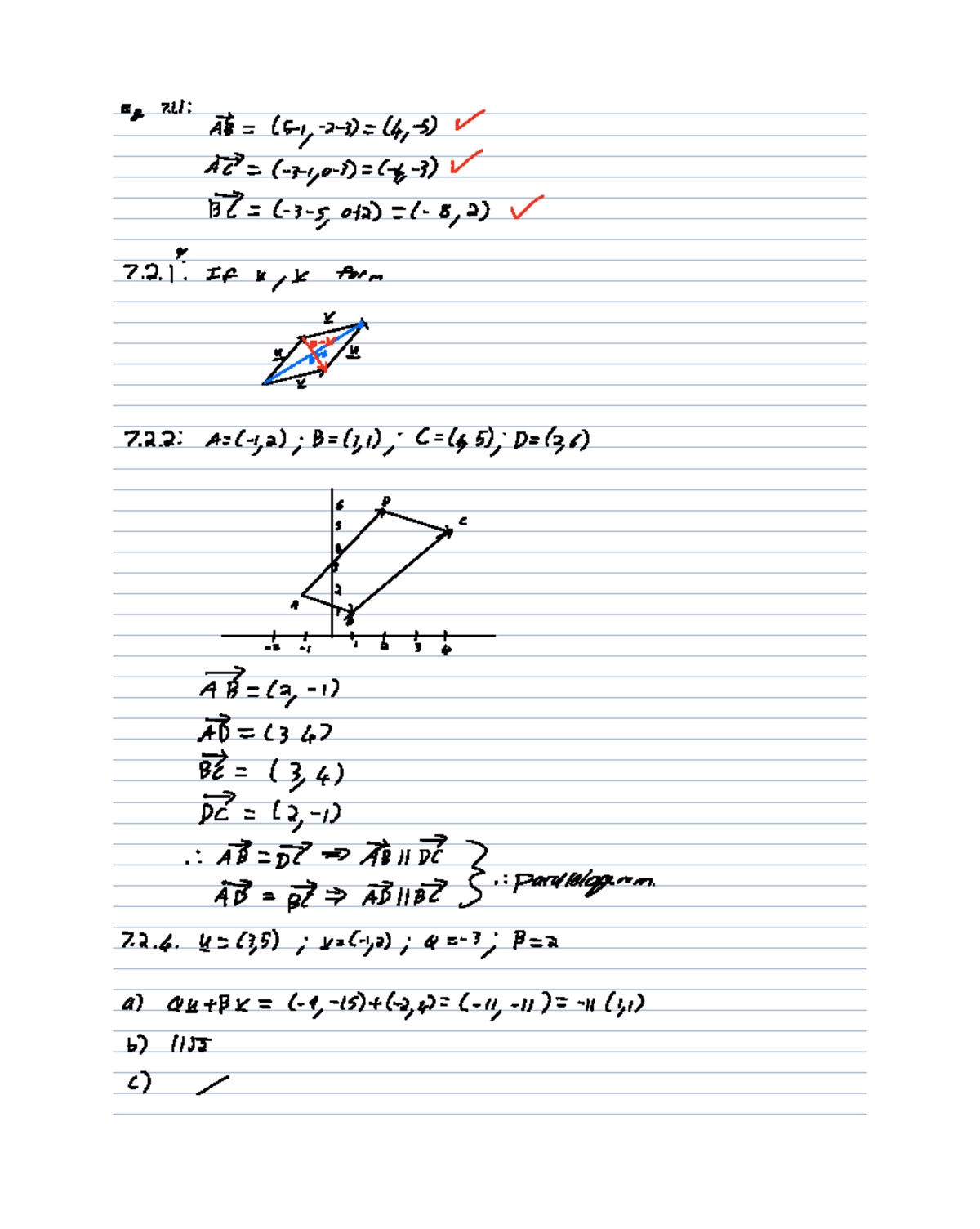 Alg2 practice - Eg 71. Ap 5 1 2 41 5 AT 3 1, 3 4 3 BE 3 5, 12 1 8, 7 I ...
