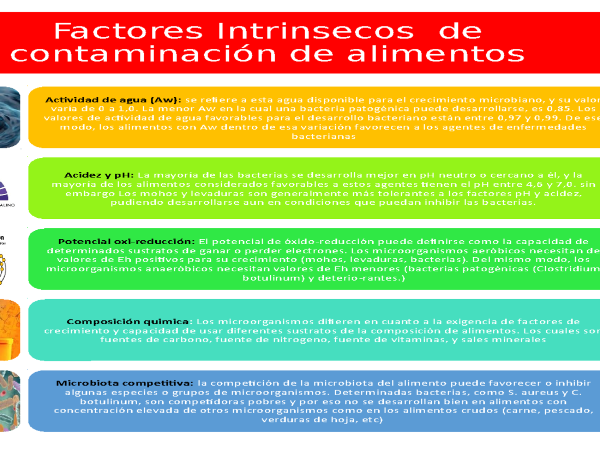 Factores biologicos de contaminación - Factores Intrinsecos de Carla ...