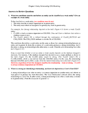IM Ch03 Relational DB Model Ed13 - Chapter 3 The Relational Database Model Discussion Focus Why ...