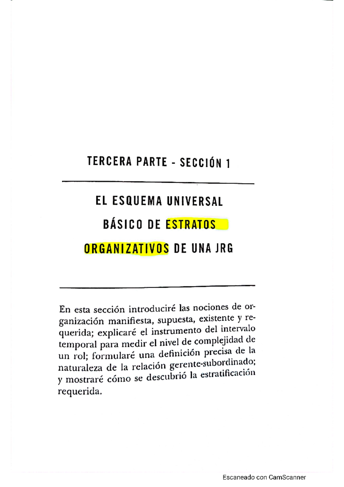 La Organizacion Requerida Elliott Jaques 3 Parte- Seccion 1 ...