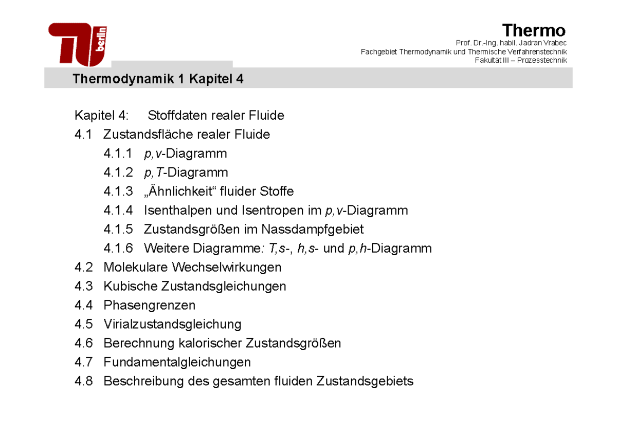 TD1 Vorlesung 04 - Prof. Dr.-Ing. habil. Jadran Vrabec Fachgebiet ...