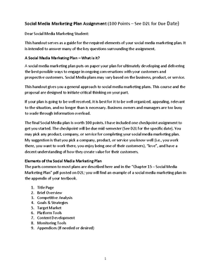 Facebook Group Assignment - Facebook Group Assignment Objective ...