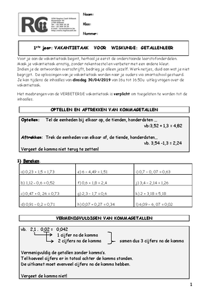 Module 02 Reele Getallen - Nando 3 Inhoud Instap 1 Wat zijn irrationale ...