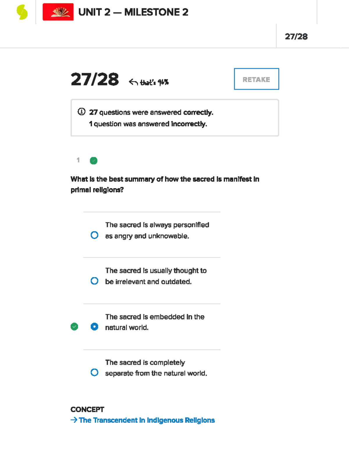 Approaches to Studying Religions Milestone-2 - RS101 - Studocu