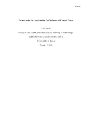 Prin Con Res - Principles of Conflict Resolution lecture notes ...