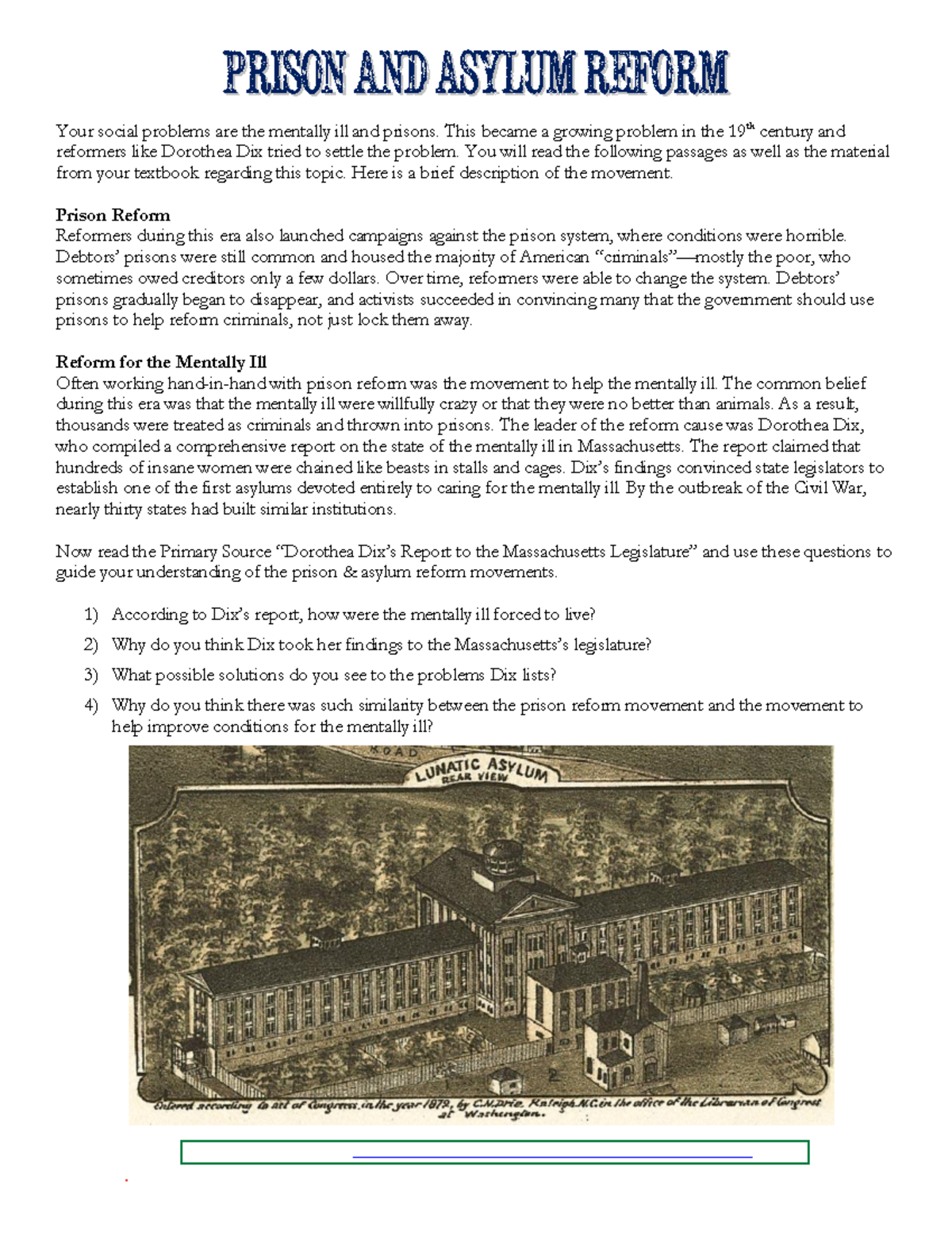 Copy of Reform Group Activity edited - Your social problems are the ...