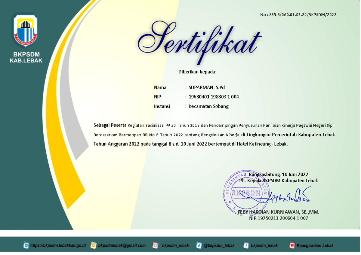 Contoh Sertifikat - Please give as much additional information as ...