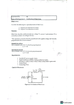 Template of logic gate lab report - Electrical circuit - Studocu
