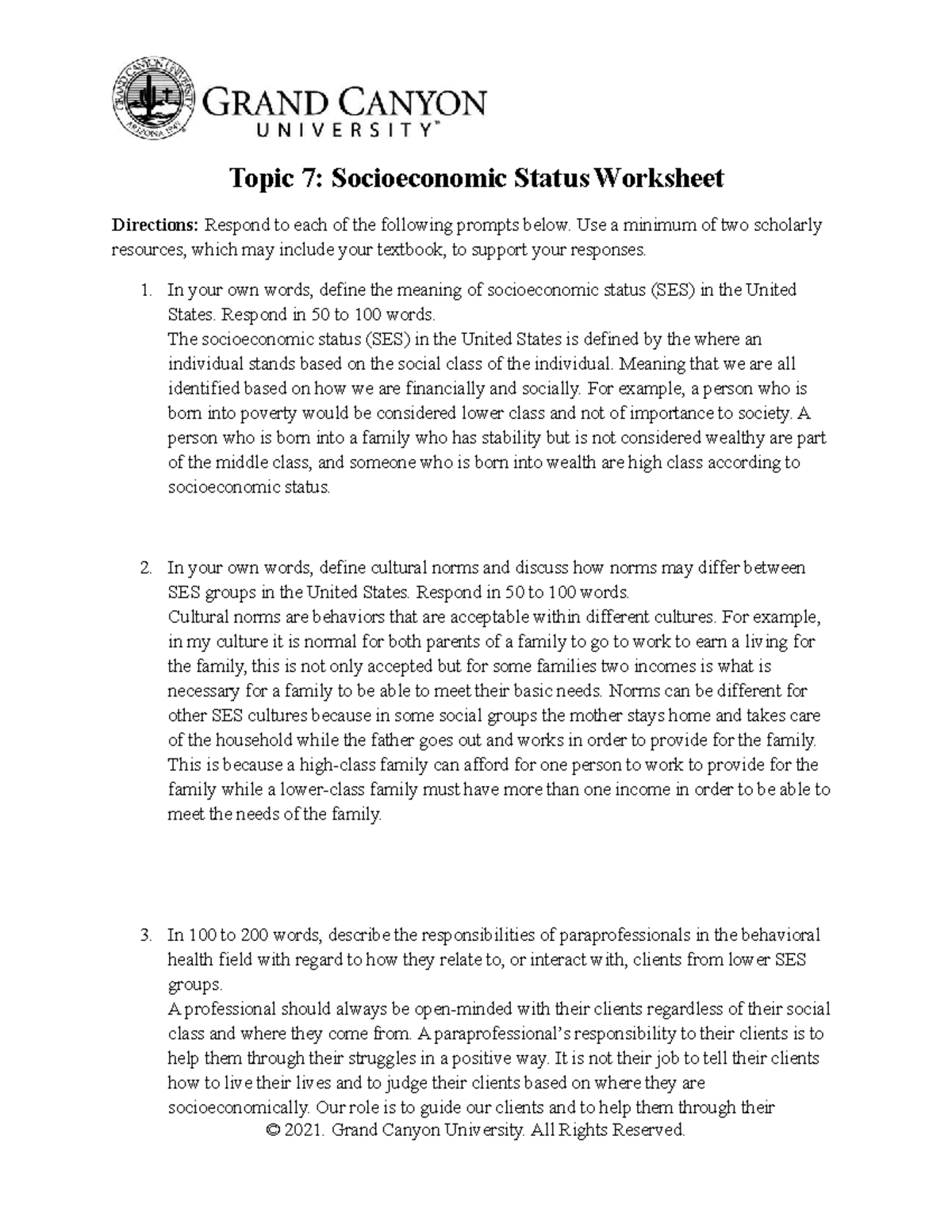 BHS-330-RS-T7-SESWorksheet (1) - Topic 7: Socioeconomic Status ...