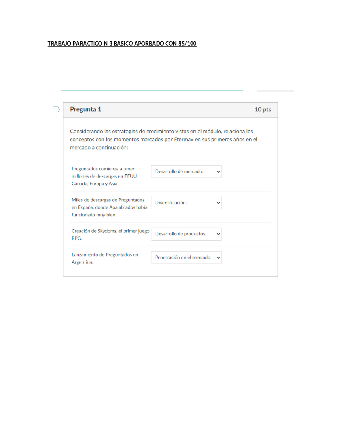 Trabajo Paractico N 3 Basico Aporbado CON 85 - TRABAJO PARACTICO N 3 BASICO APORBADO CON ...