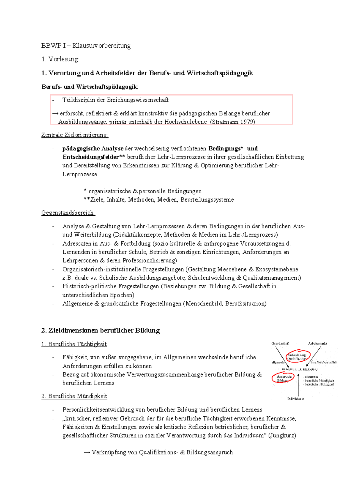 BBWP I - Klausurvorbereitung - Warning: TT: undefined function: 32 BBWP I – Klausurvorbereitung ...