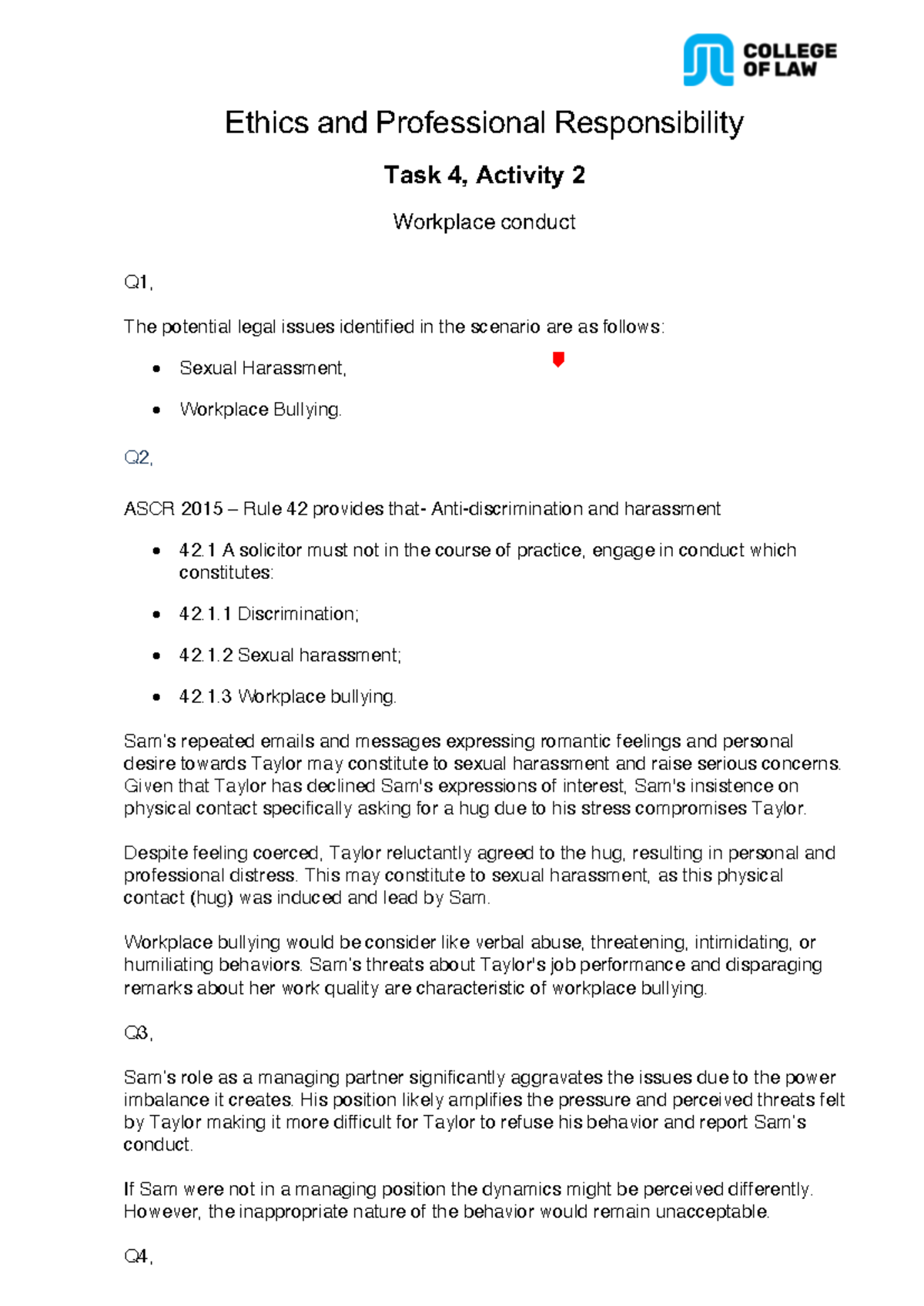 Annotated-Activity - Ethics and Professional Responsibility Task 4 ...