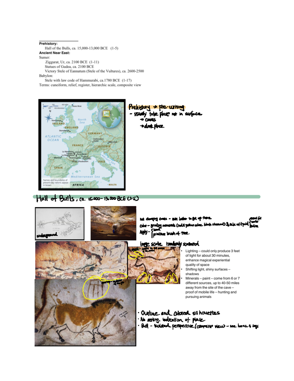 W0 Prehistory and the Ancient Near East - Prehistory ####### pre ...