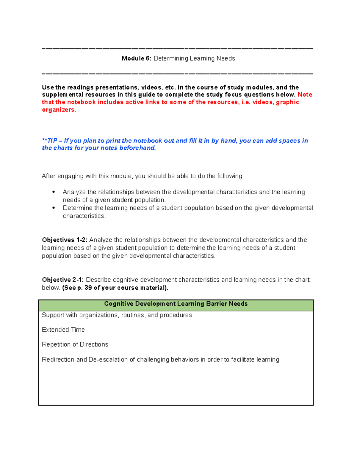 Module 6 Notebook - 1