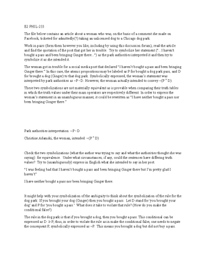 [Solved] Put the arguments into standard form for inductive - Critical Thinking (PHIL 233) - Studocu