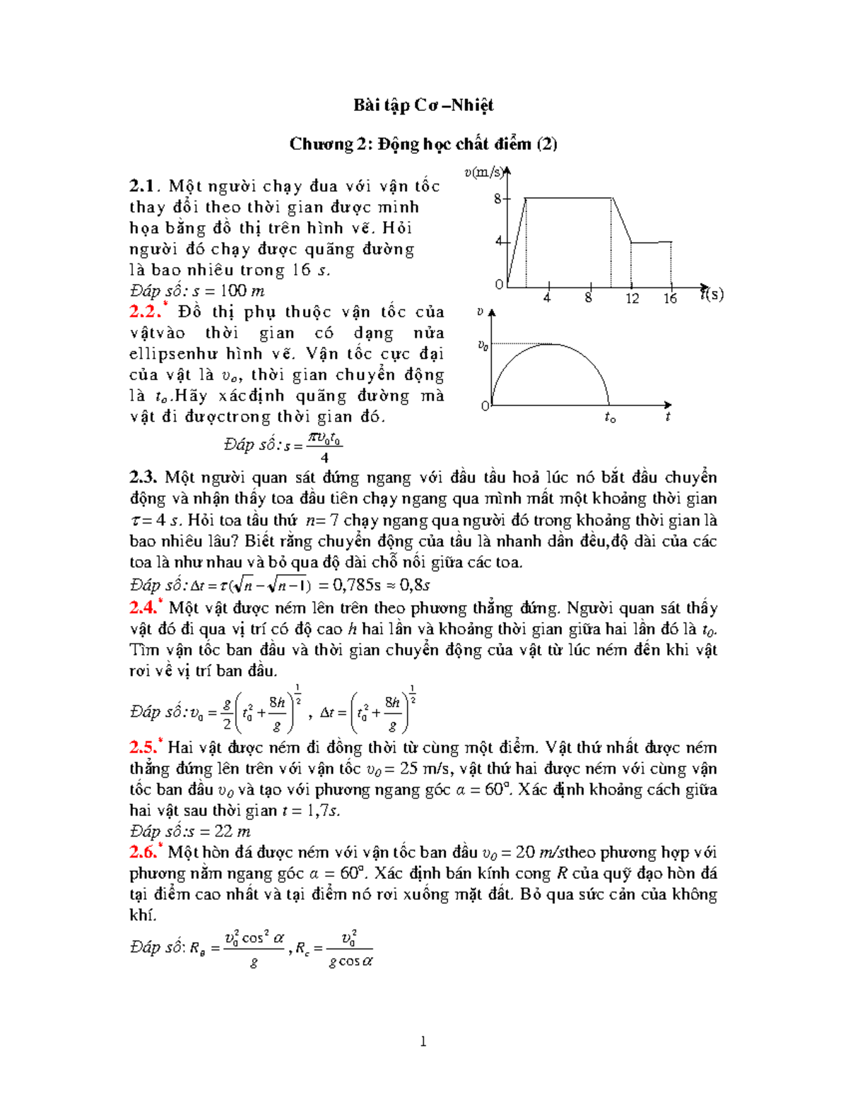 Bai tap Co - Nhiet (Bat buoc) - Bài t p C –Nhi t Ch ng 2: - Studocu