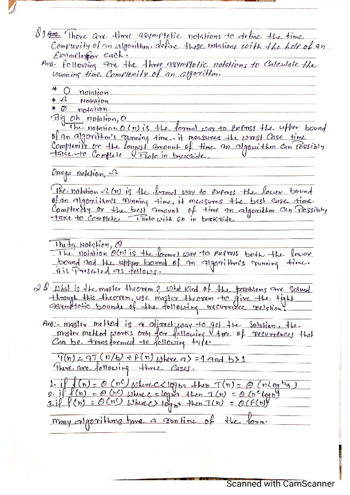 Bcs042 - theory assignment - Introduction to Algorithm Design - Studocu