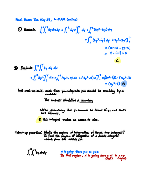 Calc 3 Notes 7 - Ex Suppose the position of a particle is given by Flt ...
