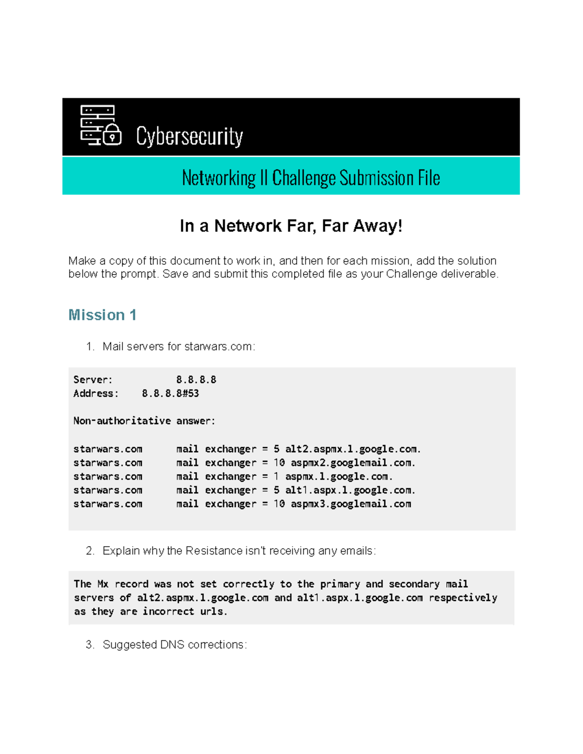 Networking Ii Challenge Submission File 9 Cybersecurity Networking Ii