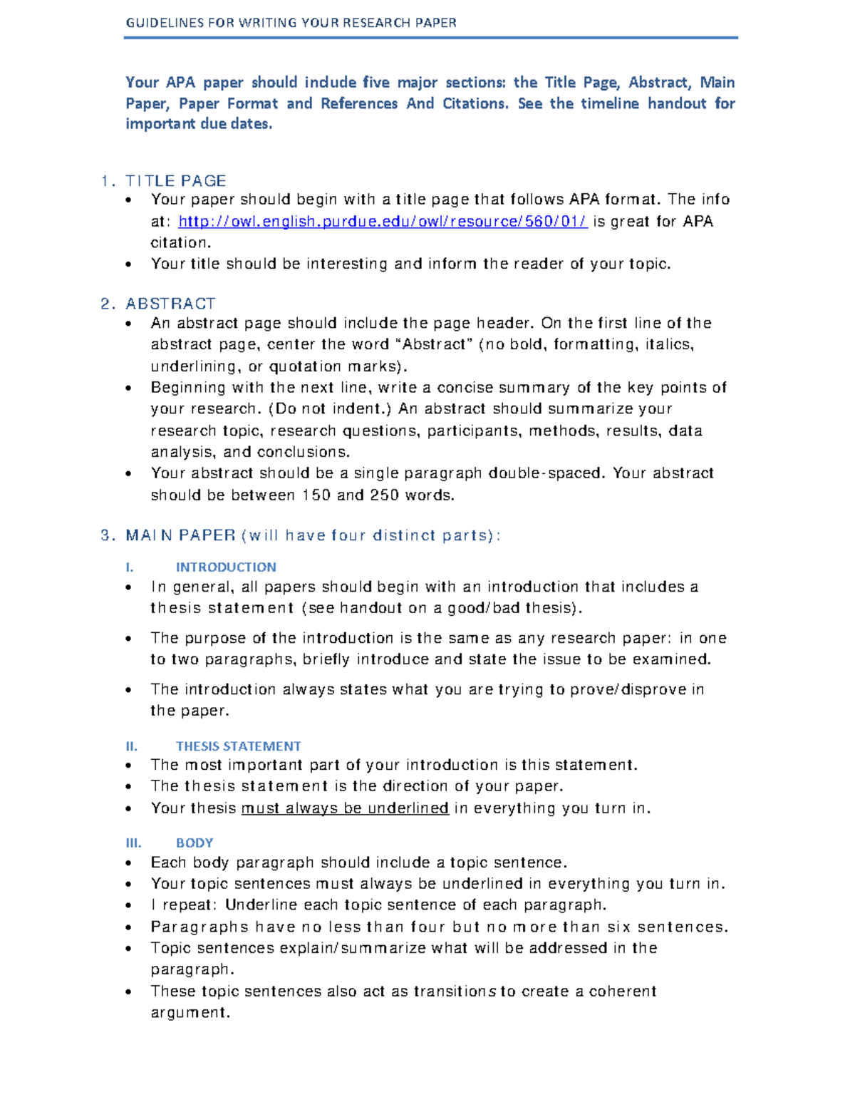Guidelines FOR Research Paper S14 - GUIDELINES FOR WRITING YOUR ...