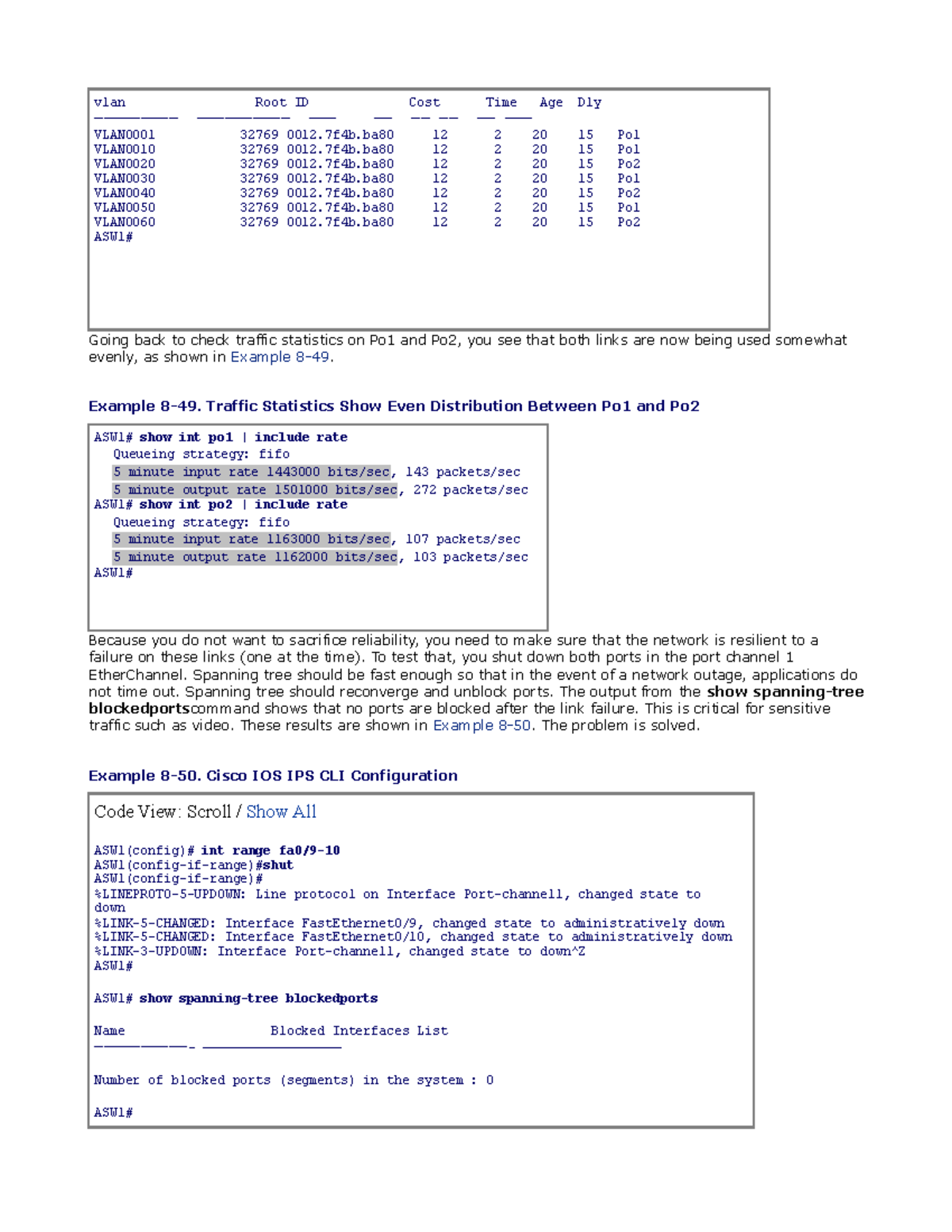 Troubleshooting and Maintaining Cisco IP Networks - ####### vlan Root ID Cost Time Age Dly ...