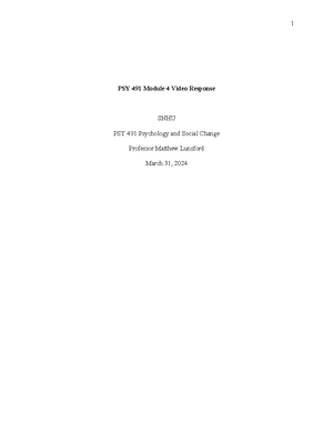 PSY 225 Module 8 Short Paper - Future Directions of Health Psychology ...