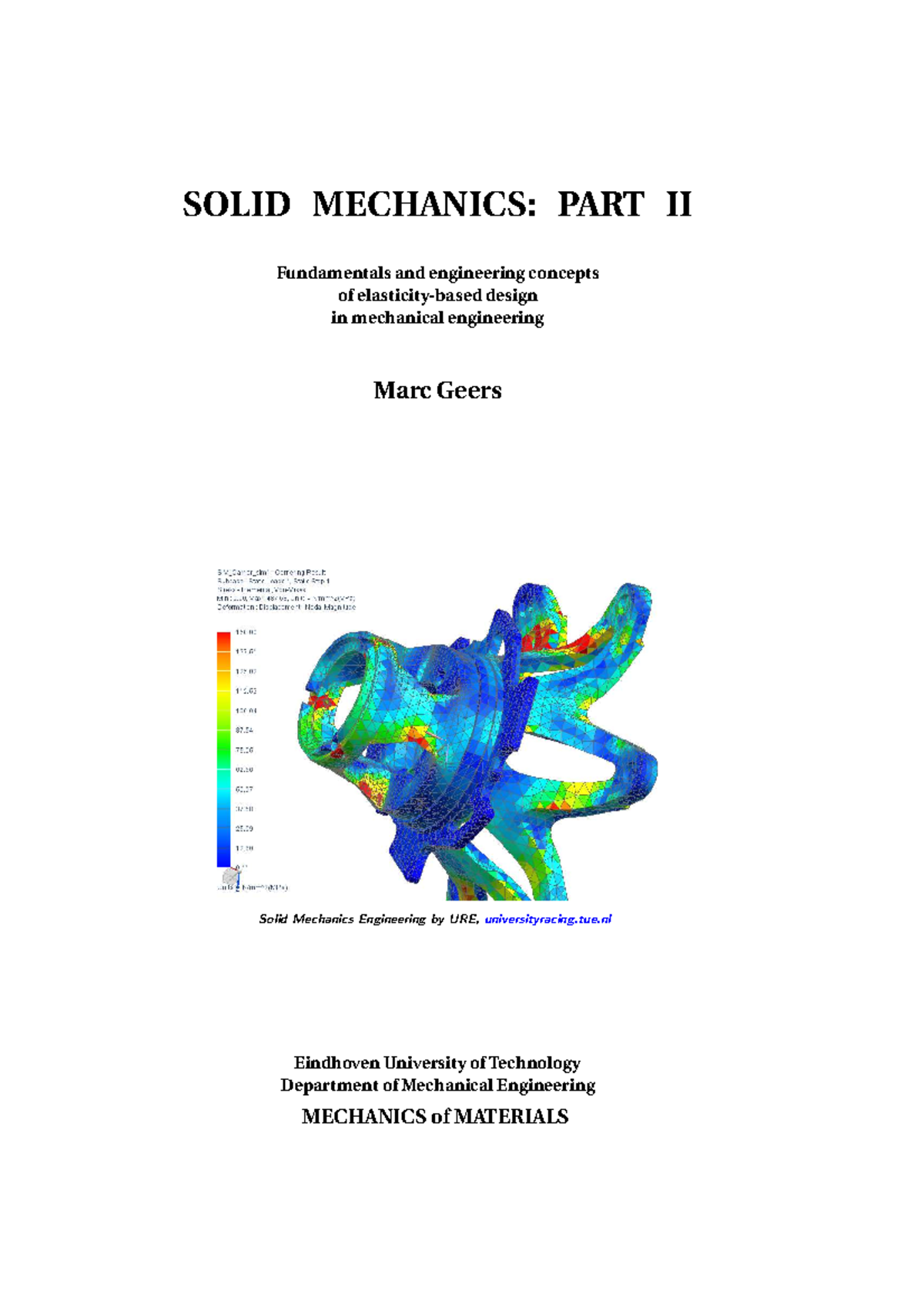 Lecture Notes Sol Mech 2017 Part II - SOLID MECHANICS: PART II ...