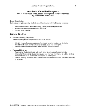 Reactions of Diols - Practice materials - Reactions of Diols By Suzanne ...