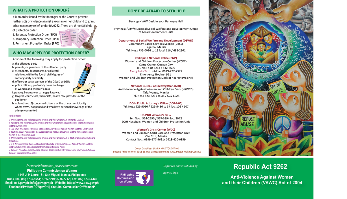 RA-9262 the Violence against women and their children act of 2004 ...