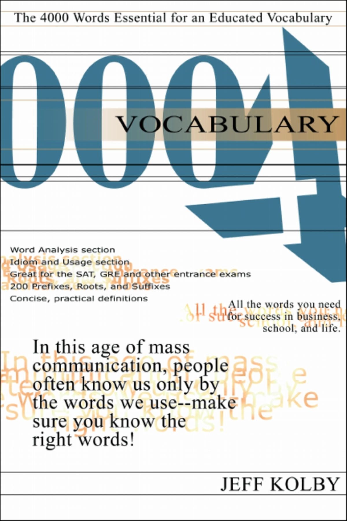 The 4000 English Words Essential for an Educated Vocabulary - Contents ...