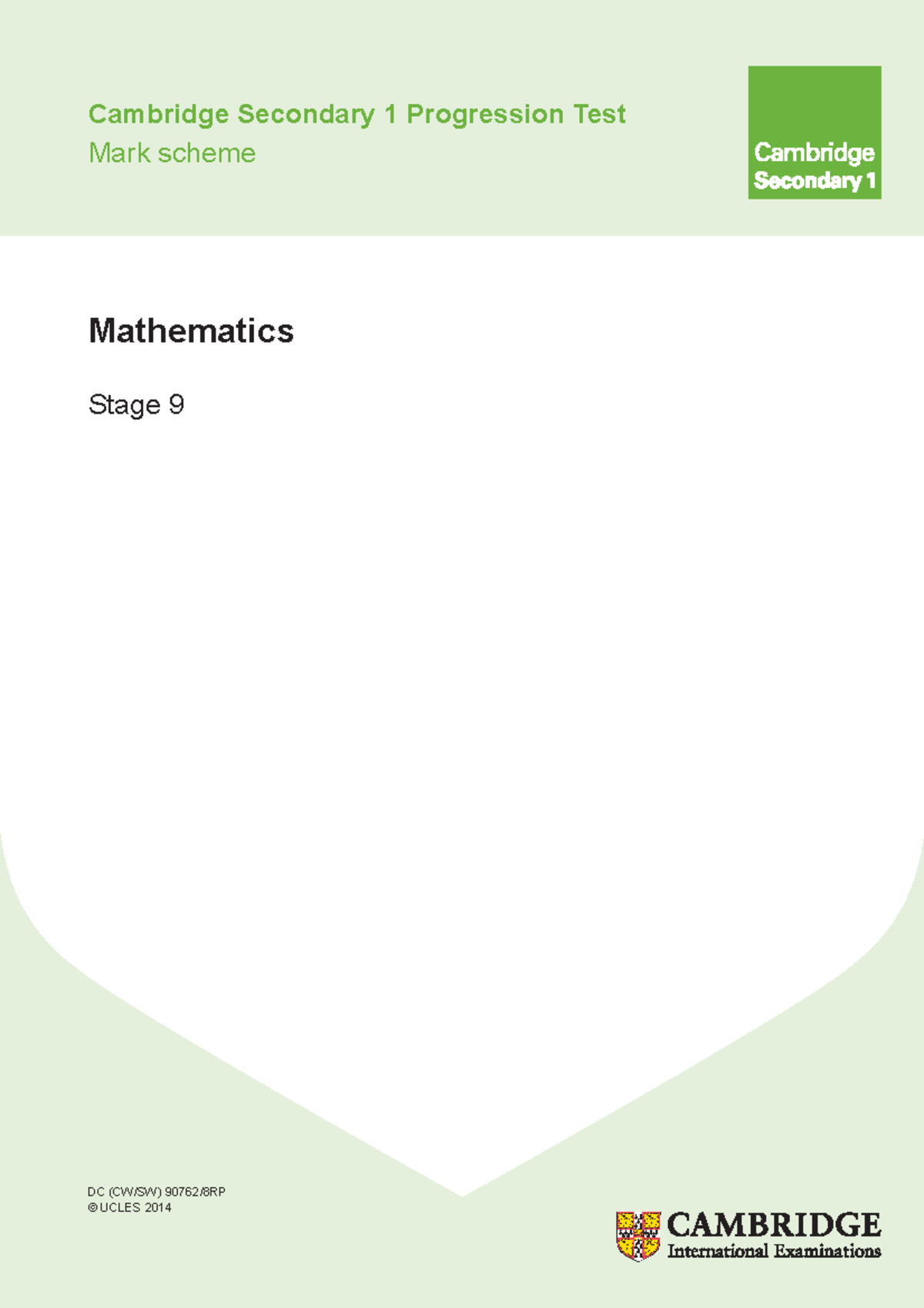 Maths stage 9 mrk-skm - Mathematics Stage 9 DC (CW/SW) 90762/8RP ...