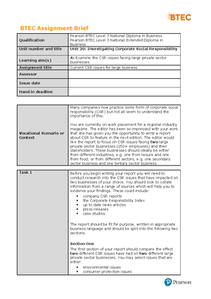 Unit 4 PSA - N/A - International BTEC Level 3 Construction Set ...