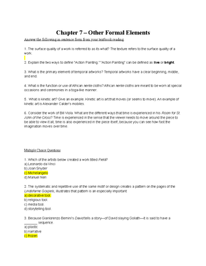 Ch. 18 Quiz - Chapter 18 quiz with answers - CHAPTER EIGHTEEN QUIZ 1 ...