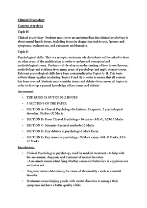 Key issues and debates - KEY QUESTIONS/DEBATES IN PSYCHOLOGY UNIT 4 KEY ...