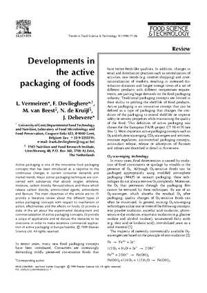 Factors in food packaging - FACTORS AFFECTING QUALITY OF PACKAGING ...