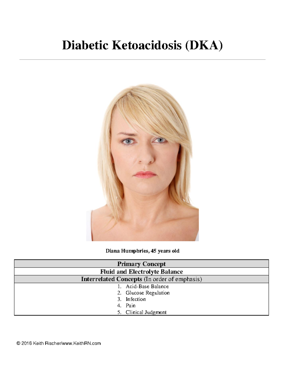 DKA Clinical Case Study Med-Surg 1 Lagcc - Diabetic Ketoacidosis (DKA ...
