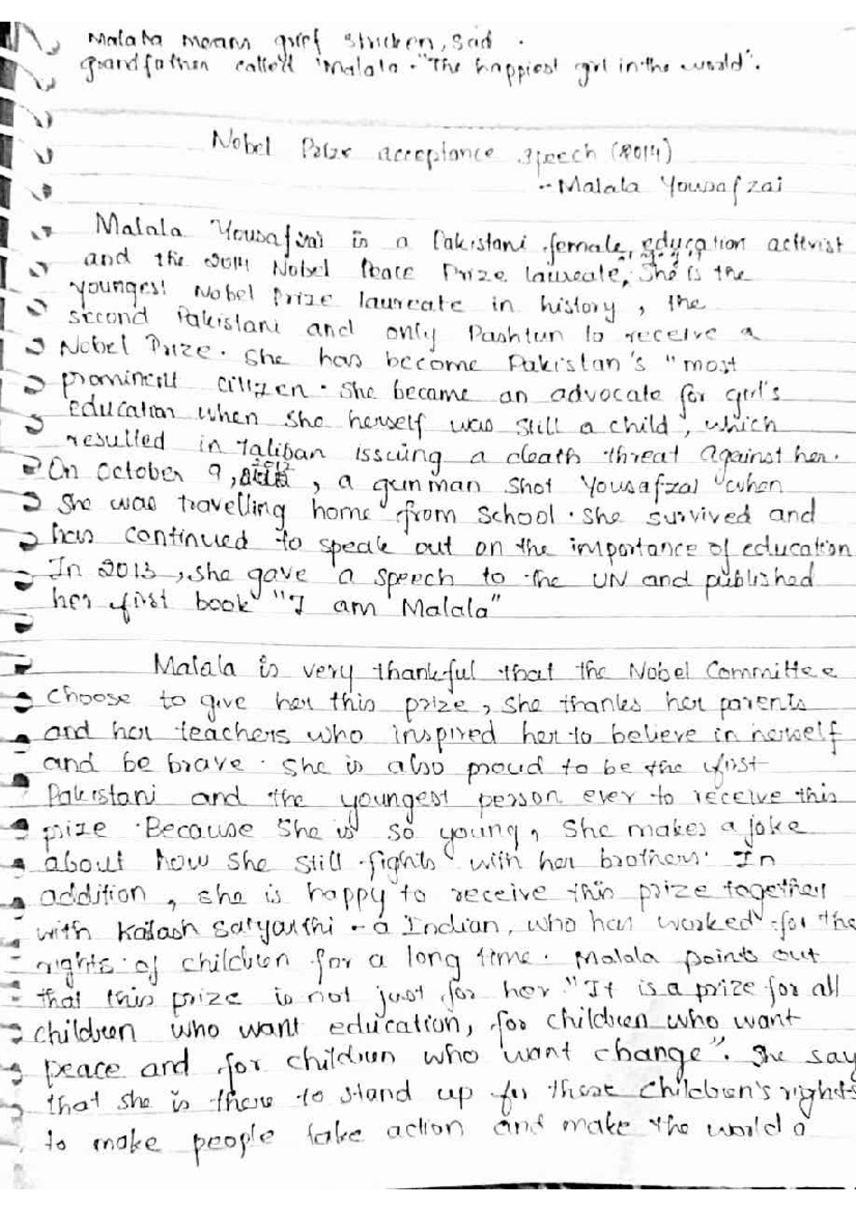 Unit two prose - This is an short notes based on lectures - English ...