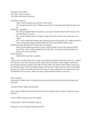 Bible Study Project: Interpretation Assignment Due - Name: Maddy Malott ...