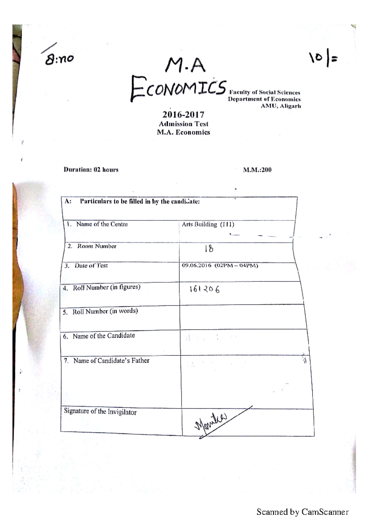 MA Economics 2016 17 AMU - Micro Economics - Studocu