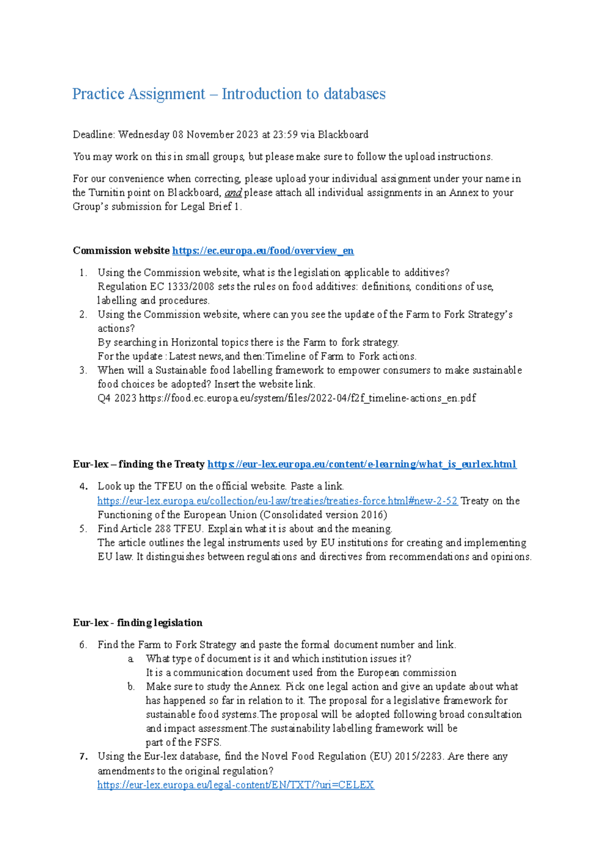 Database Practice Assignment - Practice Assignment – Introduction to ...
