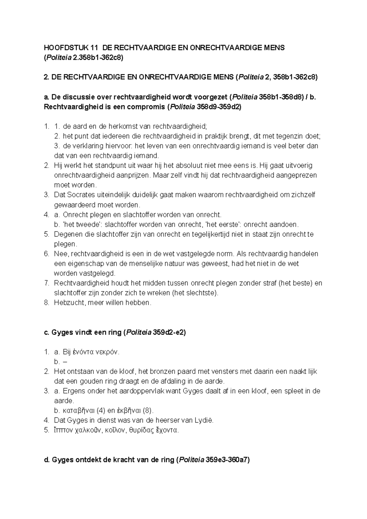 Hoofdstuk 11 Antwoorden op de tekstbegripvragen - HOOFDSTUK 11 DE ...