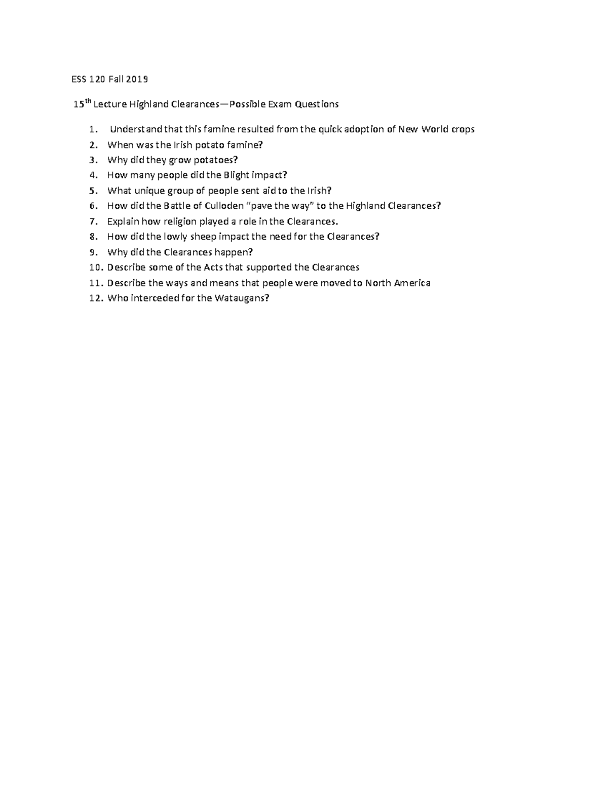 15th lecture exam questions Clearances F19 - Warning: TT: undefined function: 32 ESS 120 Fall ...